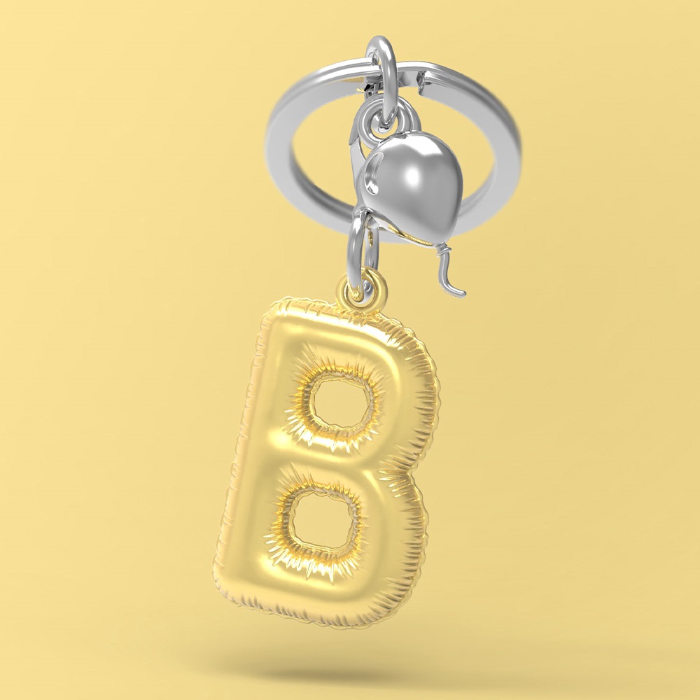 Letter B Keychain - ALL KEYCHAINS - KEYCHAINS